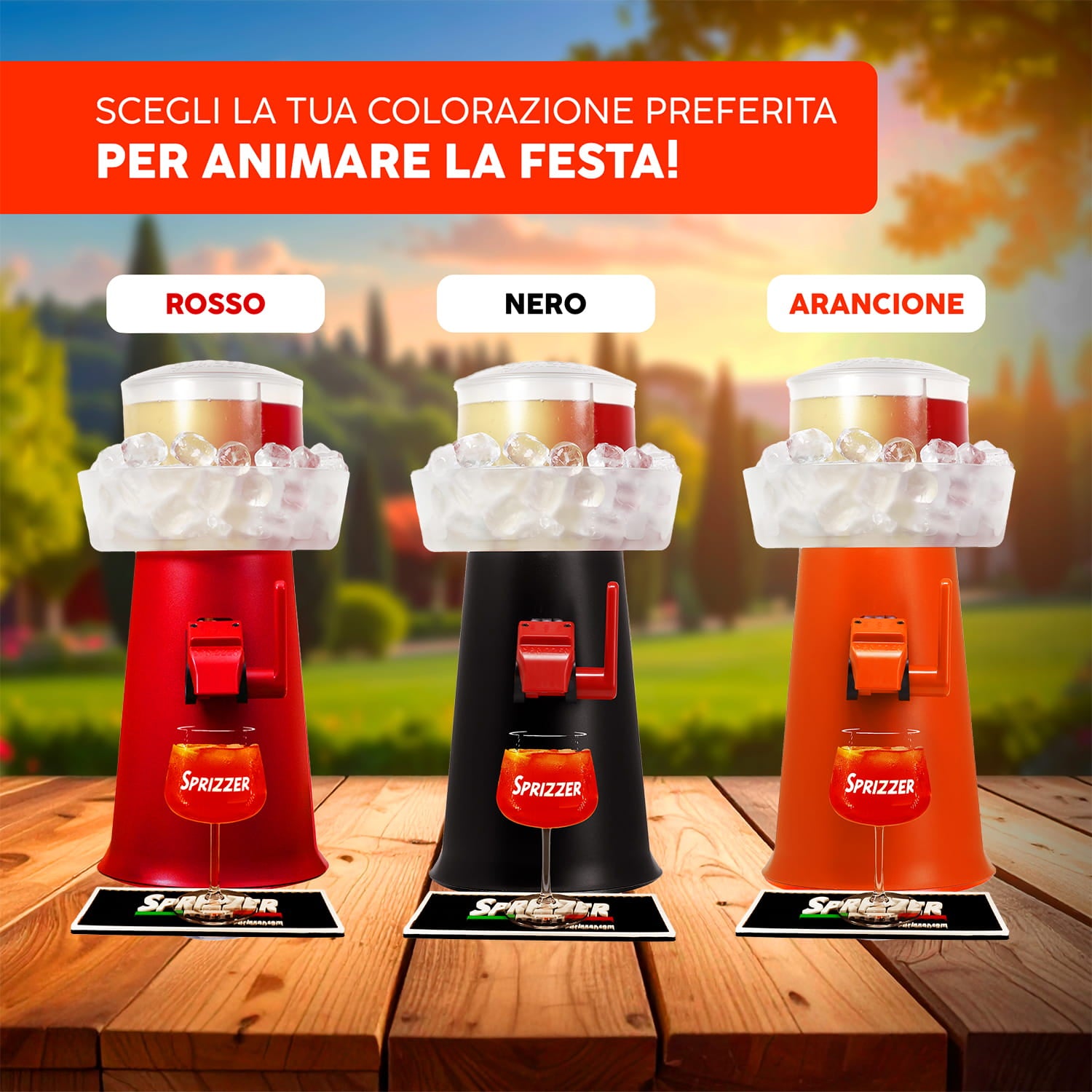 Sprizzer: the Aperol Spritz machine for your home parties. – Sprizzer srl